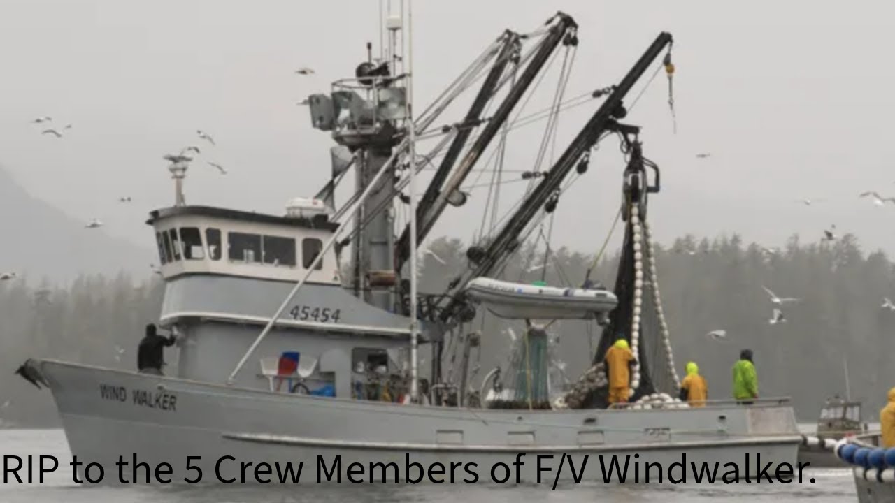 Early Sunday Morning FV Windwalker Sank Off the Coast of Juneau Alaska ...