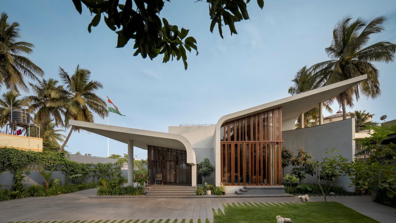 Hosapete Mane House Tour: A Contemporary Open-to-Sky Courtyard Home ...