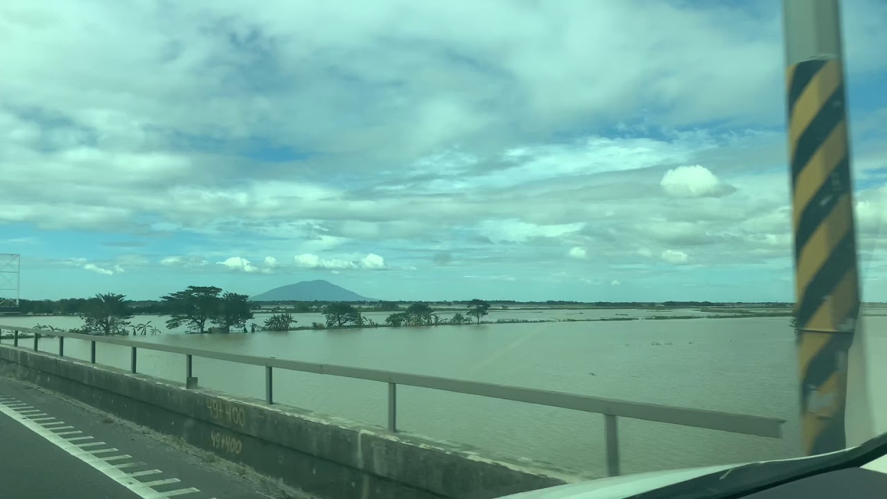 View of the extent of flooding in some parts of Pampanga along the ...