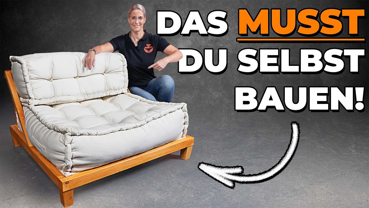 Für deine Lounge der perfekte Sessel. Wie einfach das zu bauen ist ...