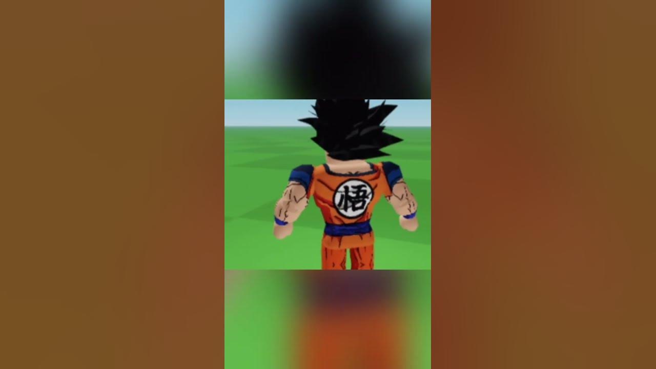 How to make goku in roblox - YouTube