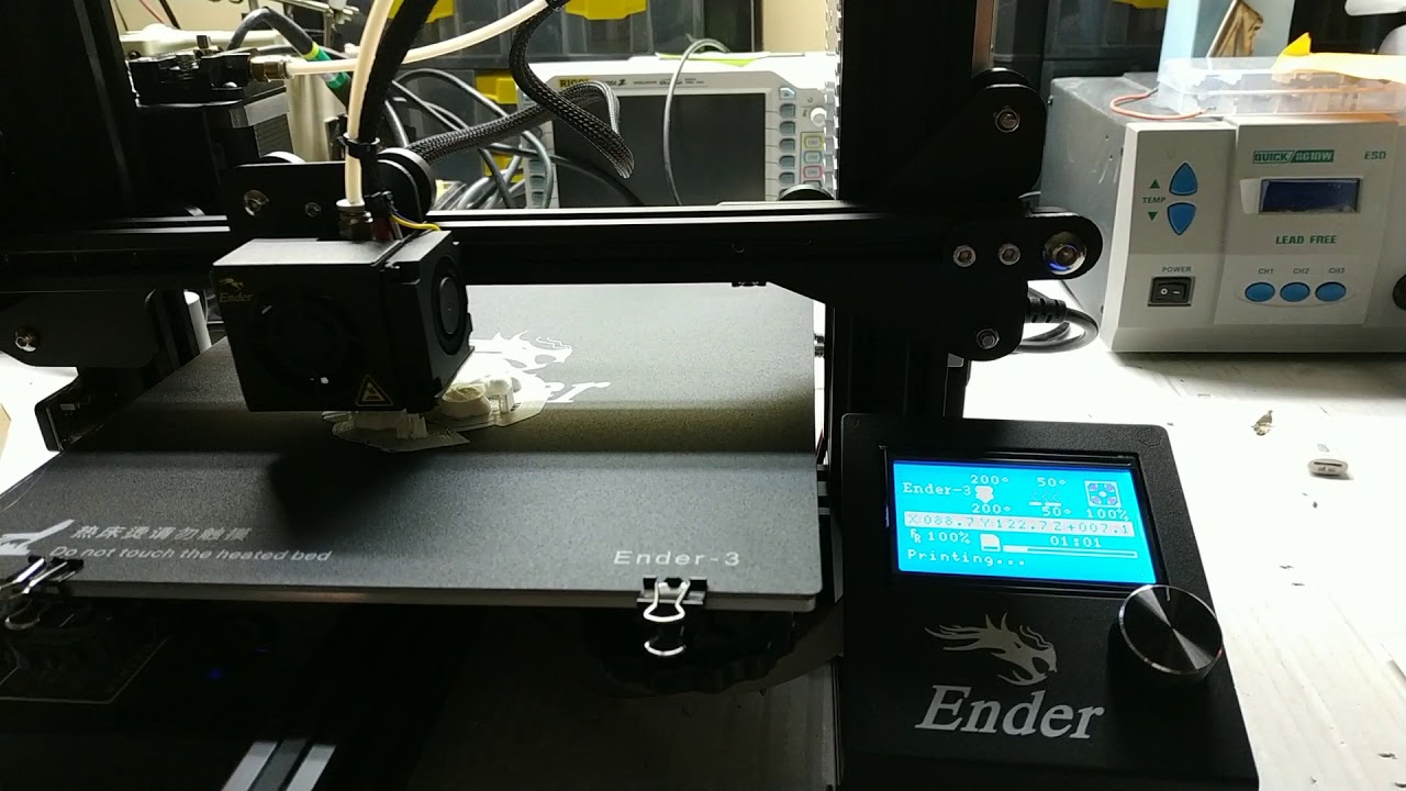 Creality Ender 3 Test Print Dog - YouTube