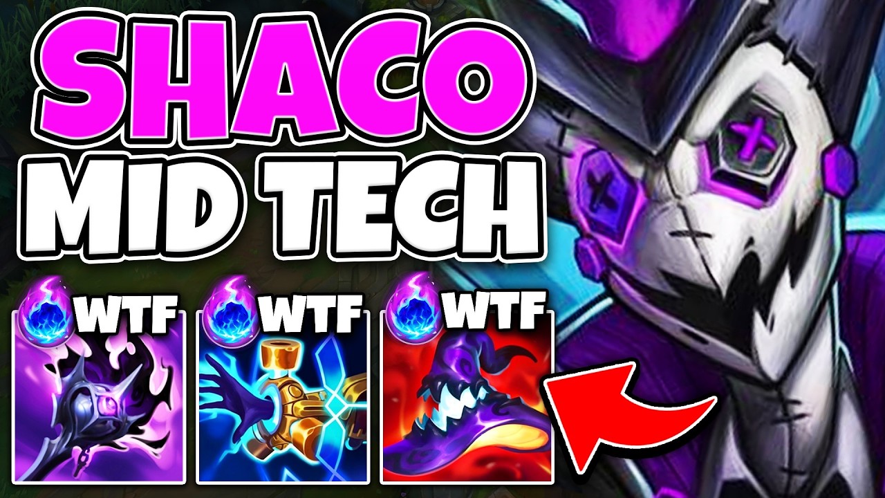I invented a broken Shaco mid build and DESTROYED challenger players ...
