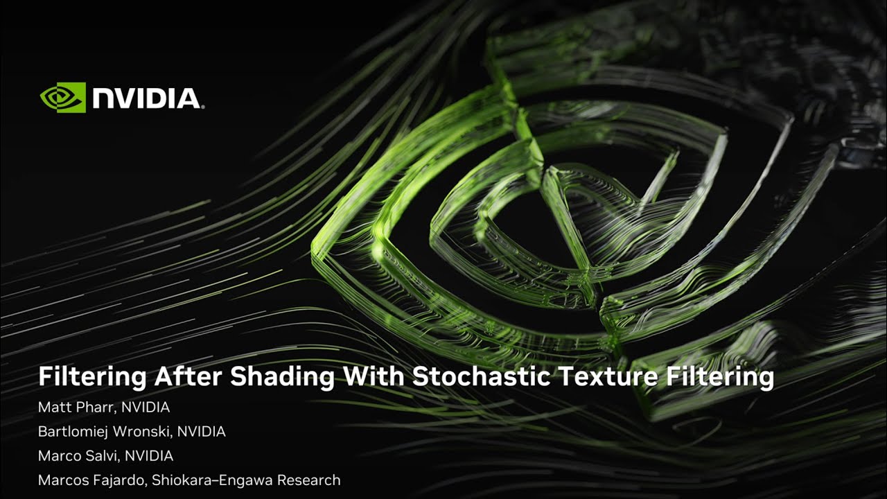 I3D'24 Technical Paper: Filtering After Shading with Stochastic Texture ...
