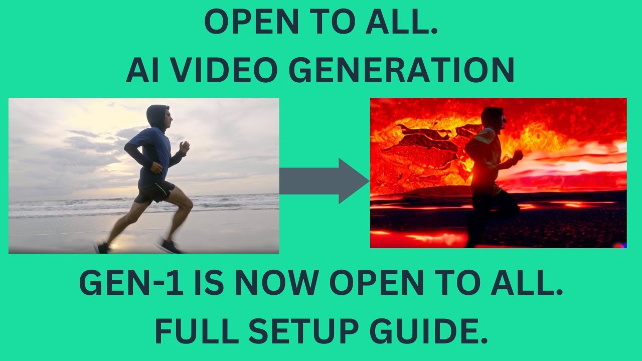 GEN-1 Runway is now Open 🤯🤖 Step by Step Guide - YouTube