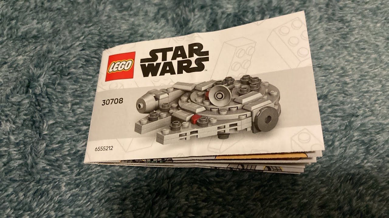 LEGO Millenium Falcon Polybag stop motion - YouTube