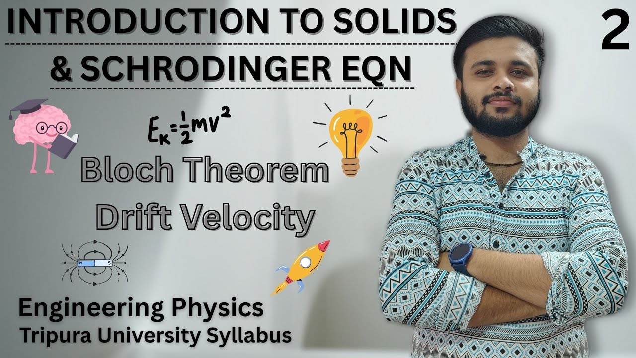 Bloch Theorem | Drift Velocity | Engineering Physics | Tripura University Syllabus - YouTube