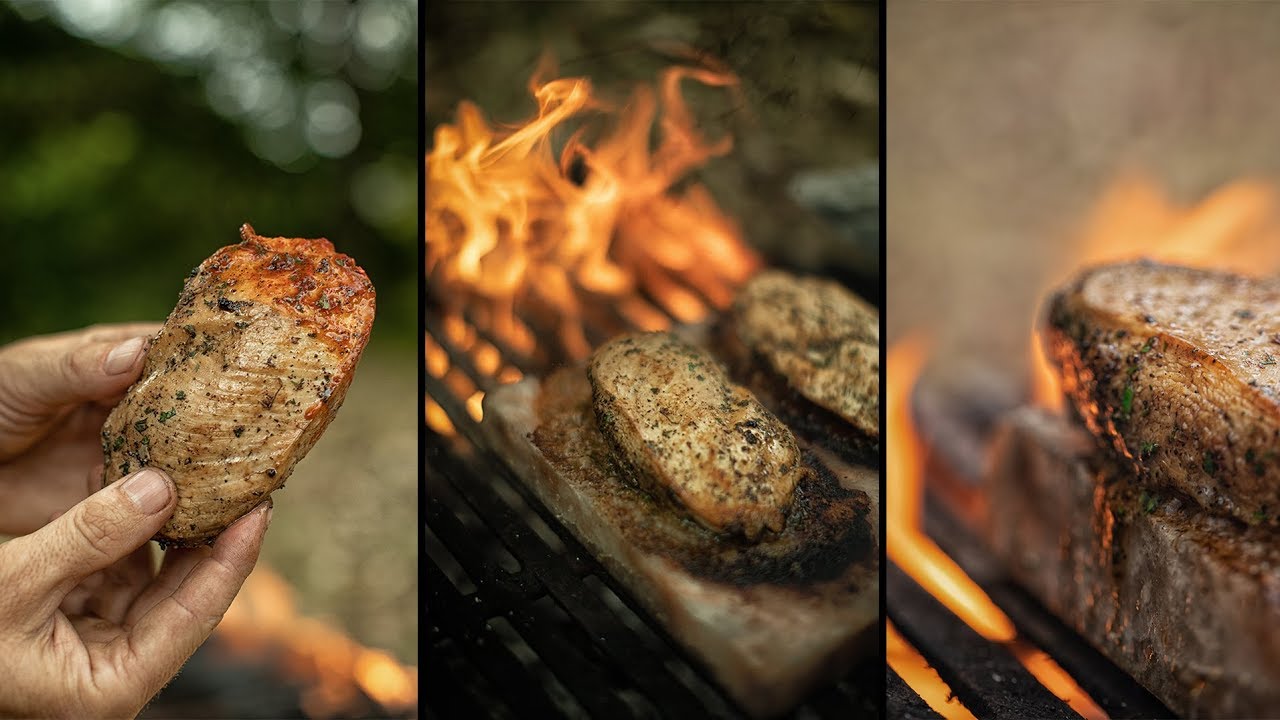 BEST PING GAI CHICKEN - SALT PLATE COOKING - YouTube