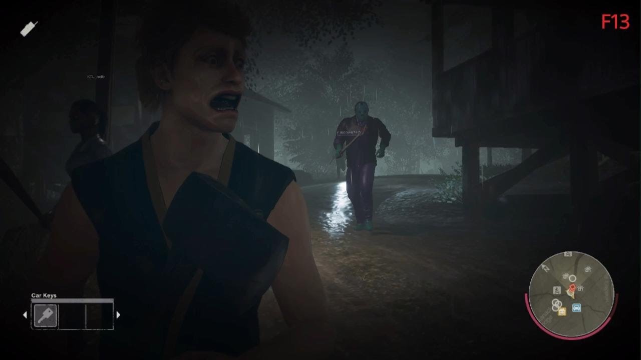 F13 Gameplay Jason vs Chad: Friday the 13th The Game - YouTube