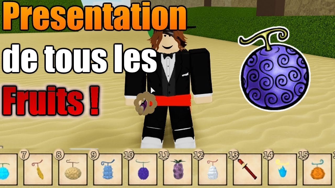 Ro-Piece - Présentation de tous les fruits - Roblox - YouTube