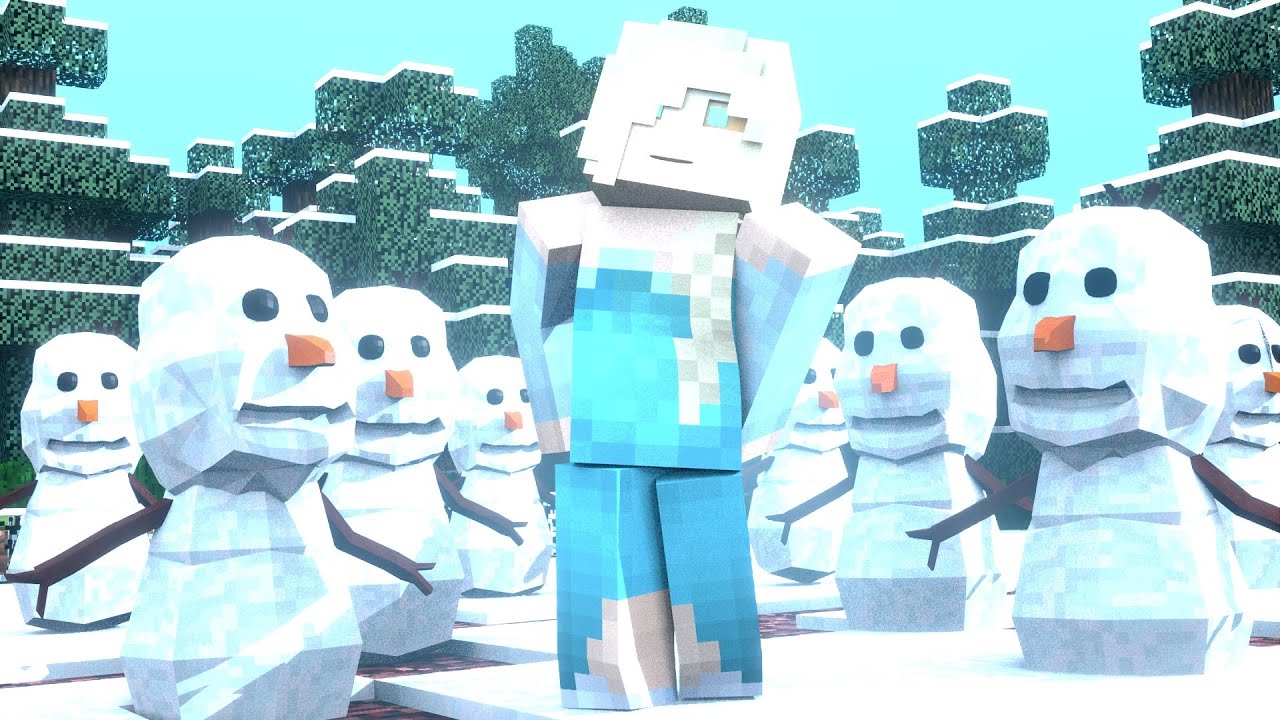 Minecraft Mods - MORPH HIDE AND SEEK - FROZEN MOD! - YouTube