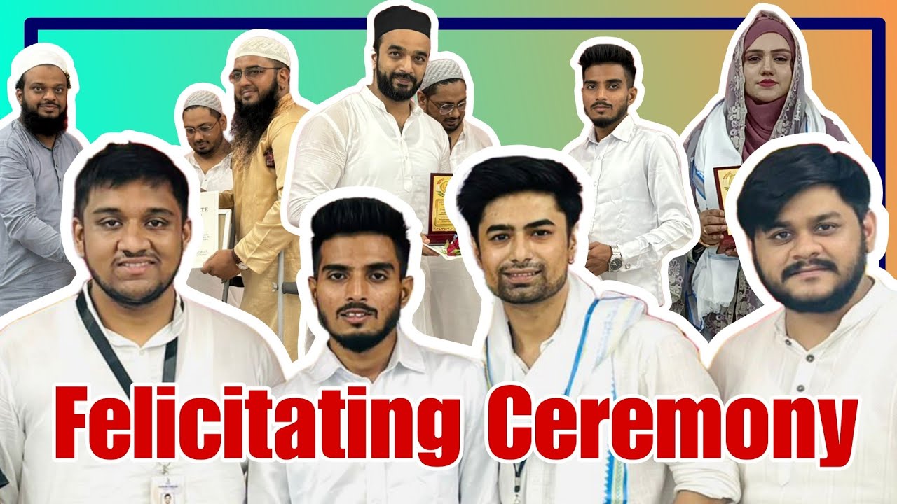Felicitating to the Faces behind the Event. - YouTube
