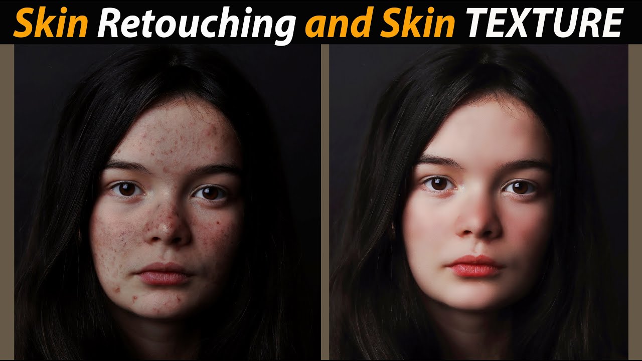 Highly Realistic SKIN TEXTURE in Photoshop - High-End Skin Retouching ...