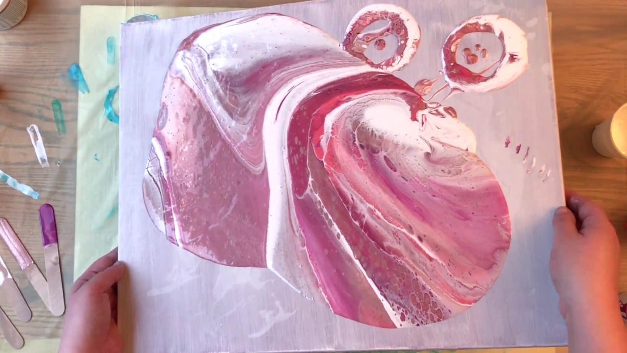 | Abstract Fluid Art | Acrylic Pour Painting | Easy Techniques - YouTube
