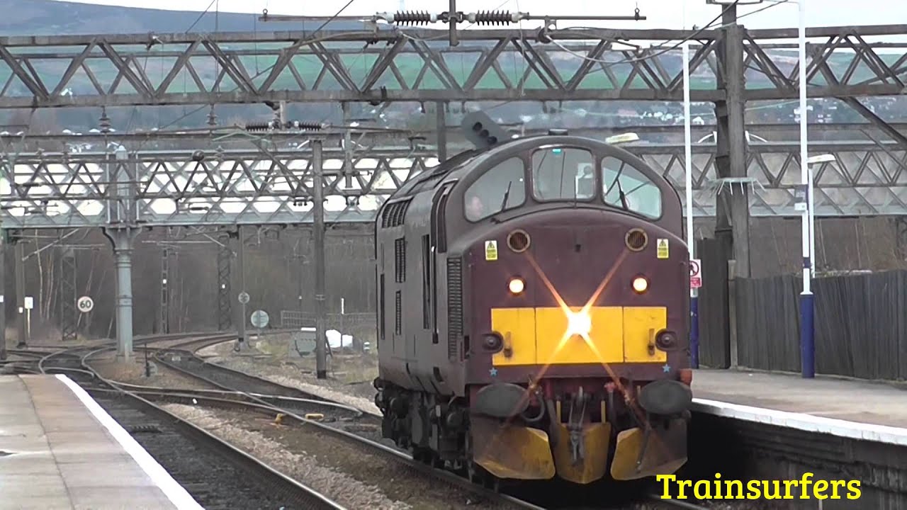 WCRC Class 37 No. 37706 on 0Q41 Diggle Jn - Salford Crescent @ Guide ...