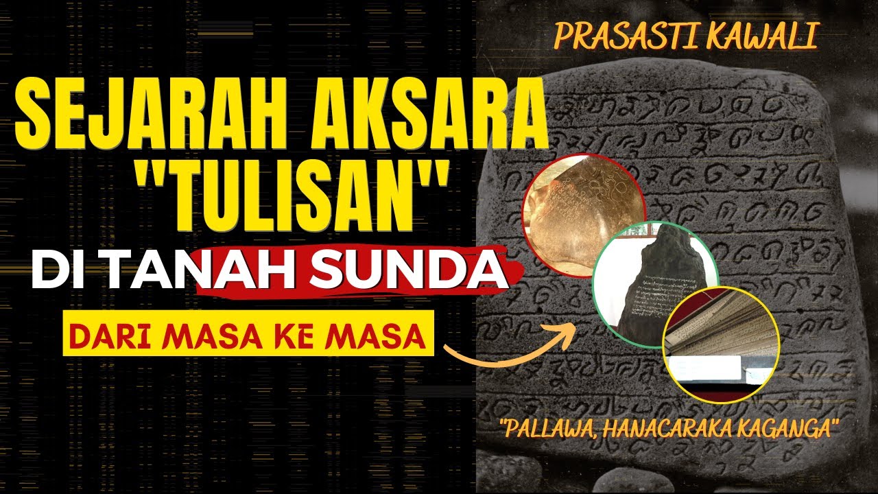 History of Script Sundanese in the land of Sunda From Time to Time ...