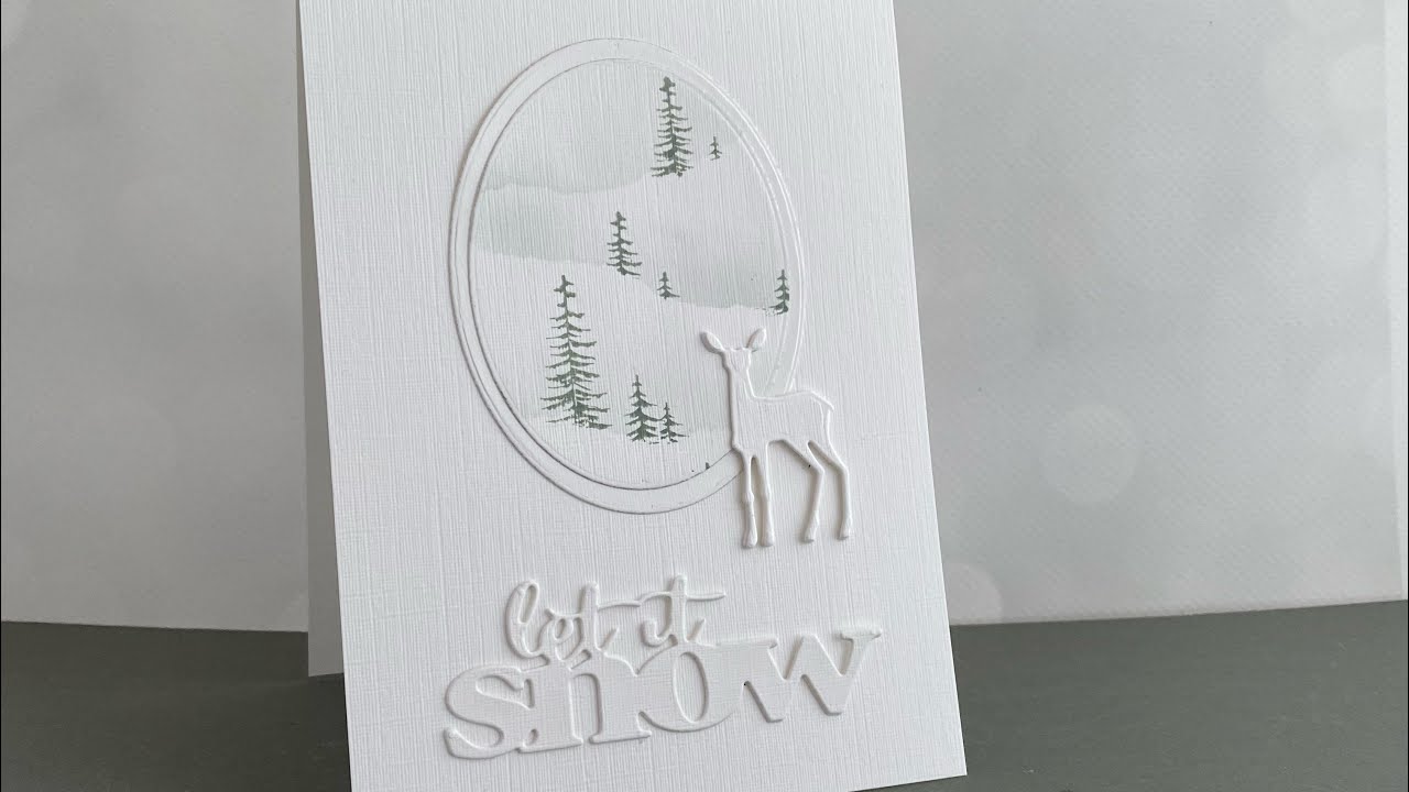 Creating an easy snowy scene - YouTube