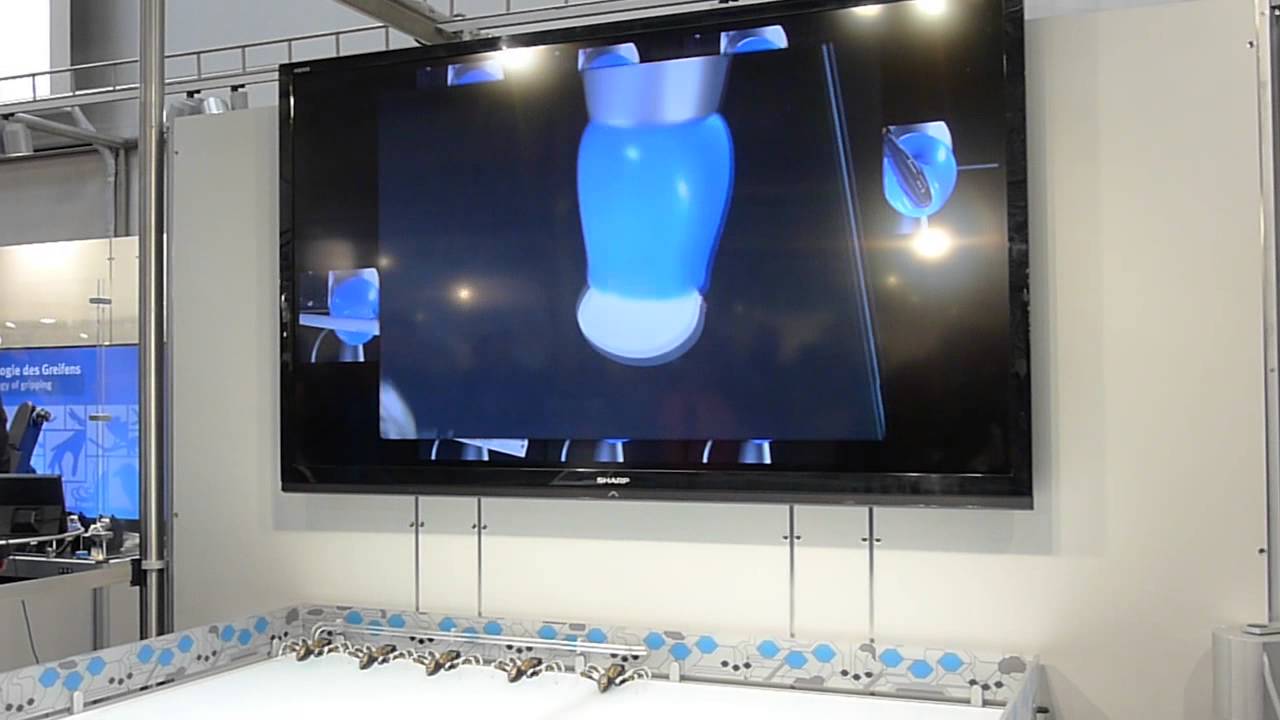 Festo Flex shape gripper - YouTube