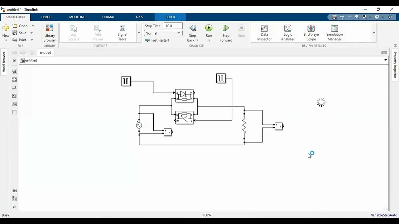 MATLAB Simulation of single phase bidirectional AC voltage controller ...