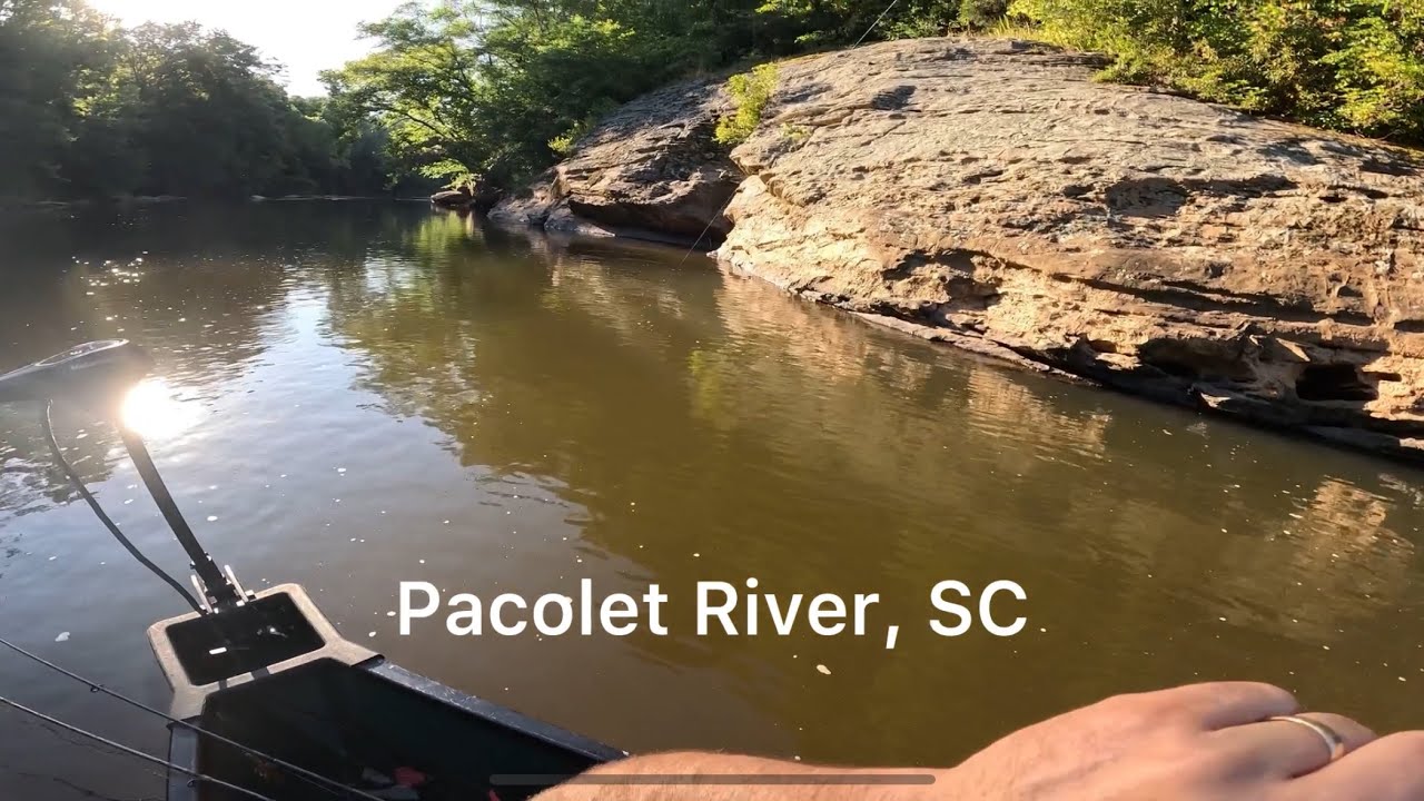 Fishing Pacolet River in SC with pelican scout ss & trolling motor ...