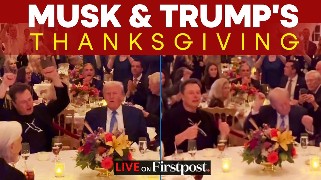 WATCH: Elon Musk and Donald Trump Unite at Mar-a-Lago Thanksgiving ...