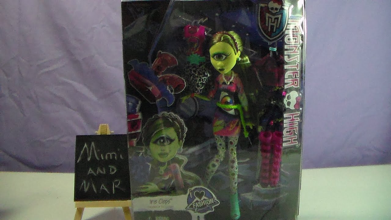 Monster High Iris Clops I Love Fashion Doll Review - YouTube