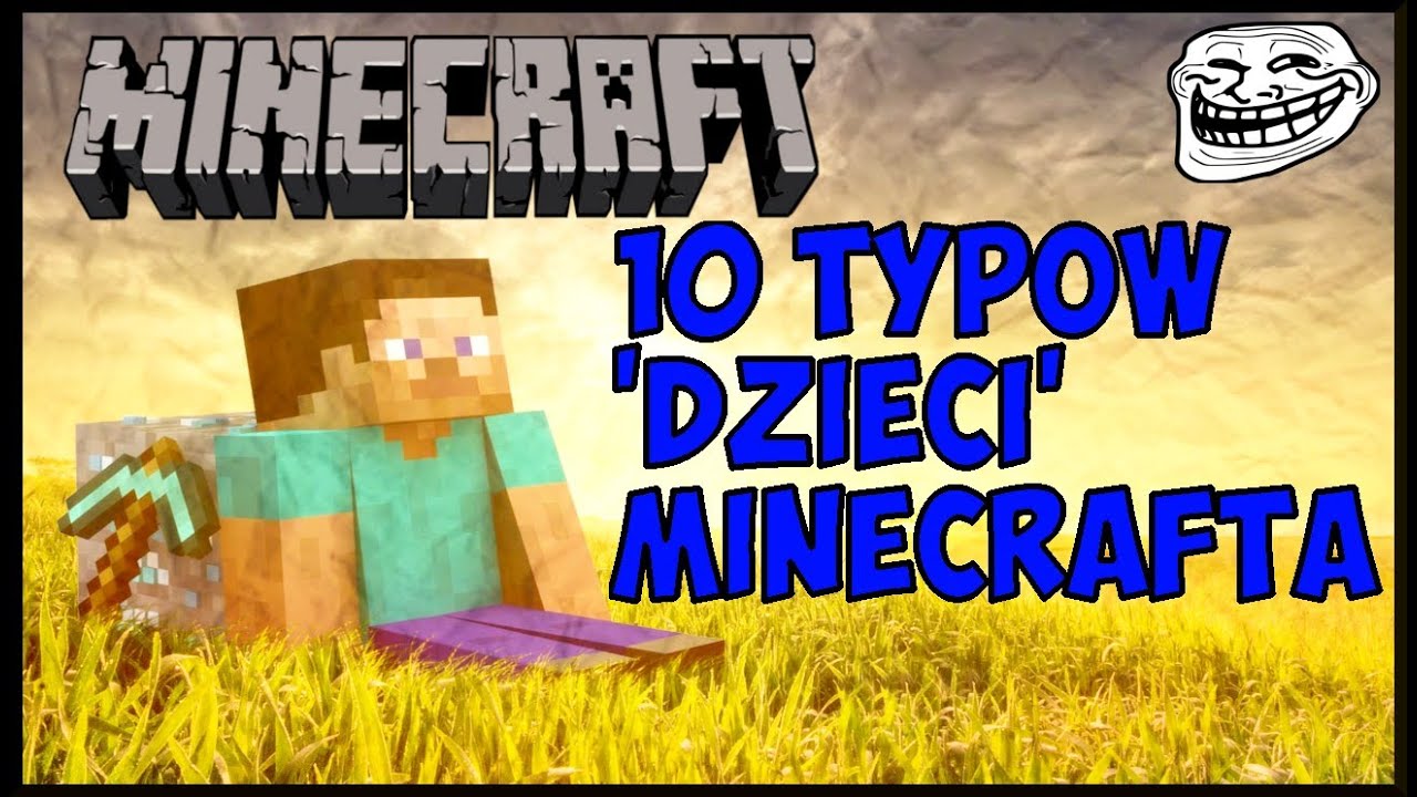 10 Typów ''dzieci'' Minecrafta - YouTube