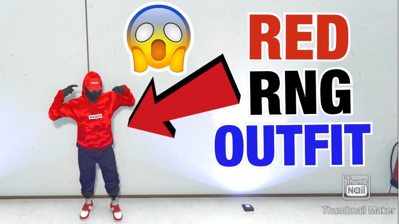 RED RNG MODDED OUFIT TUTORIAL - GTA 5 ONLINE - YouTube