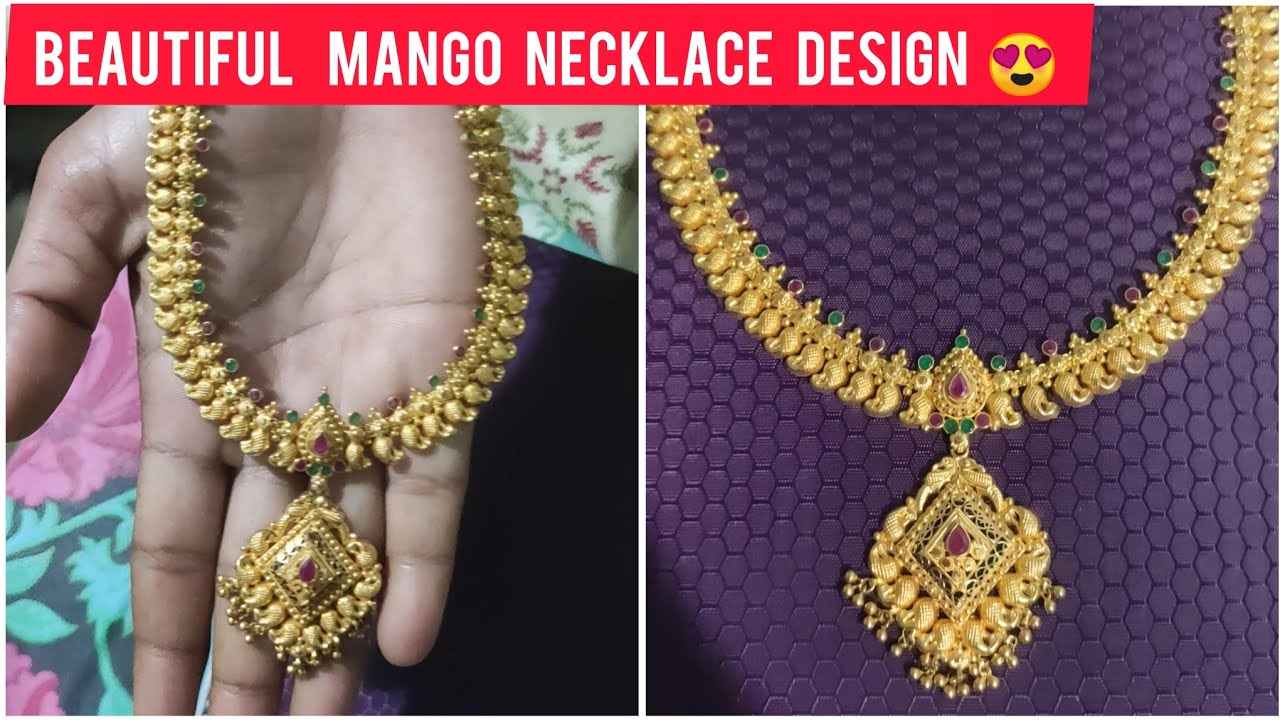 15 grams gold necklace designs || latest gold necklace designs || mango ...