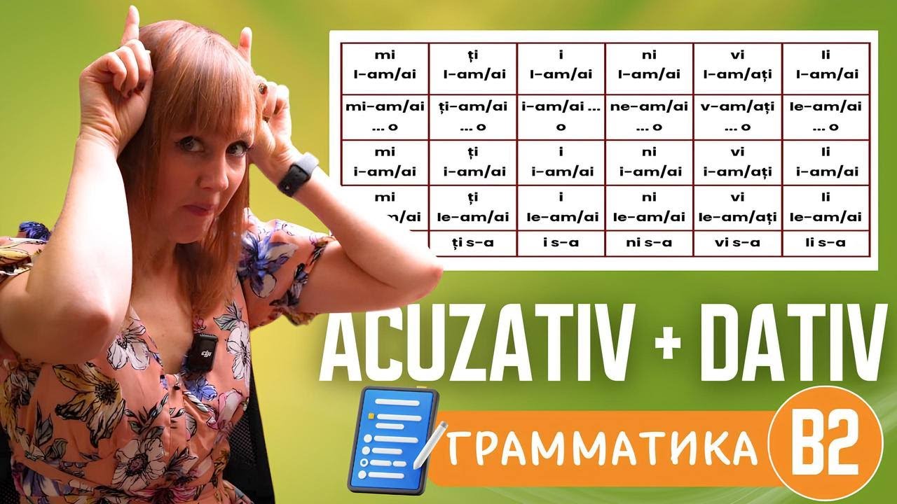 Acuzativ + Dativ. Грамматика В2 - YouTube
