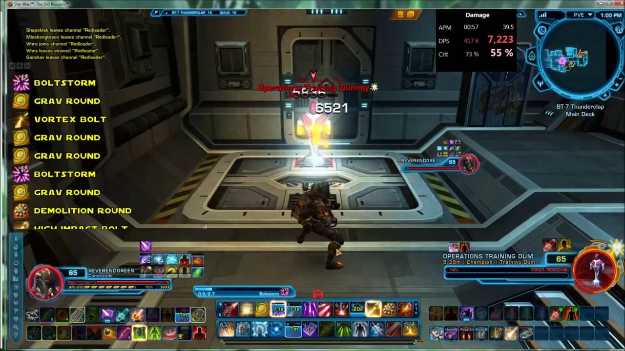 swtor 4.7 Gunnery commando rotation guide - YouTube