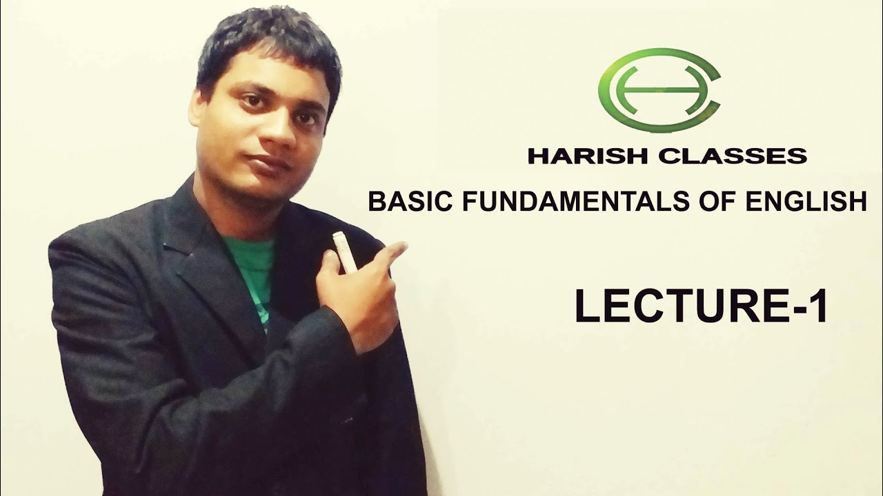 LECTURE -1 BASICS OF ENGLISH - YouTube