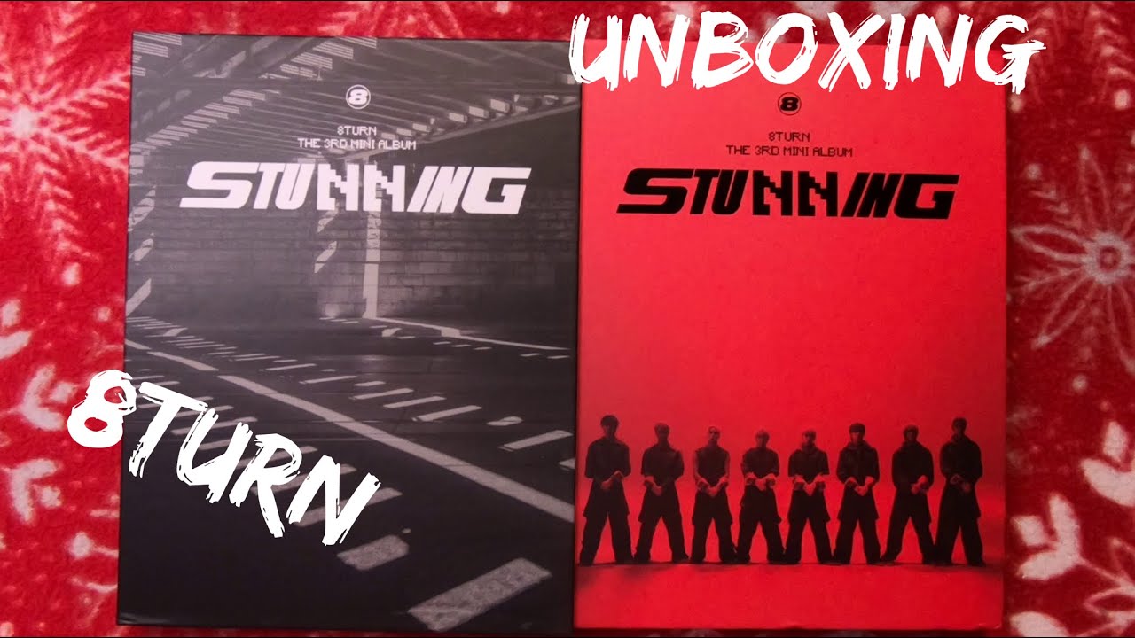 unboxing 8TURN - STUNNING! 3d mini-album | kpop | распаковка кей-поп ...