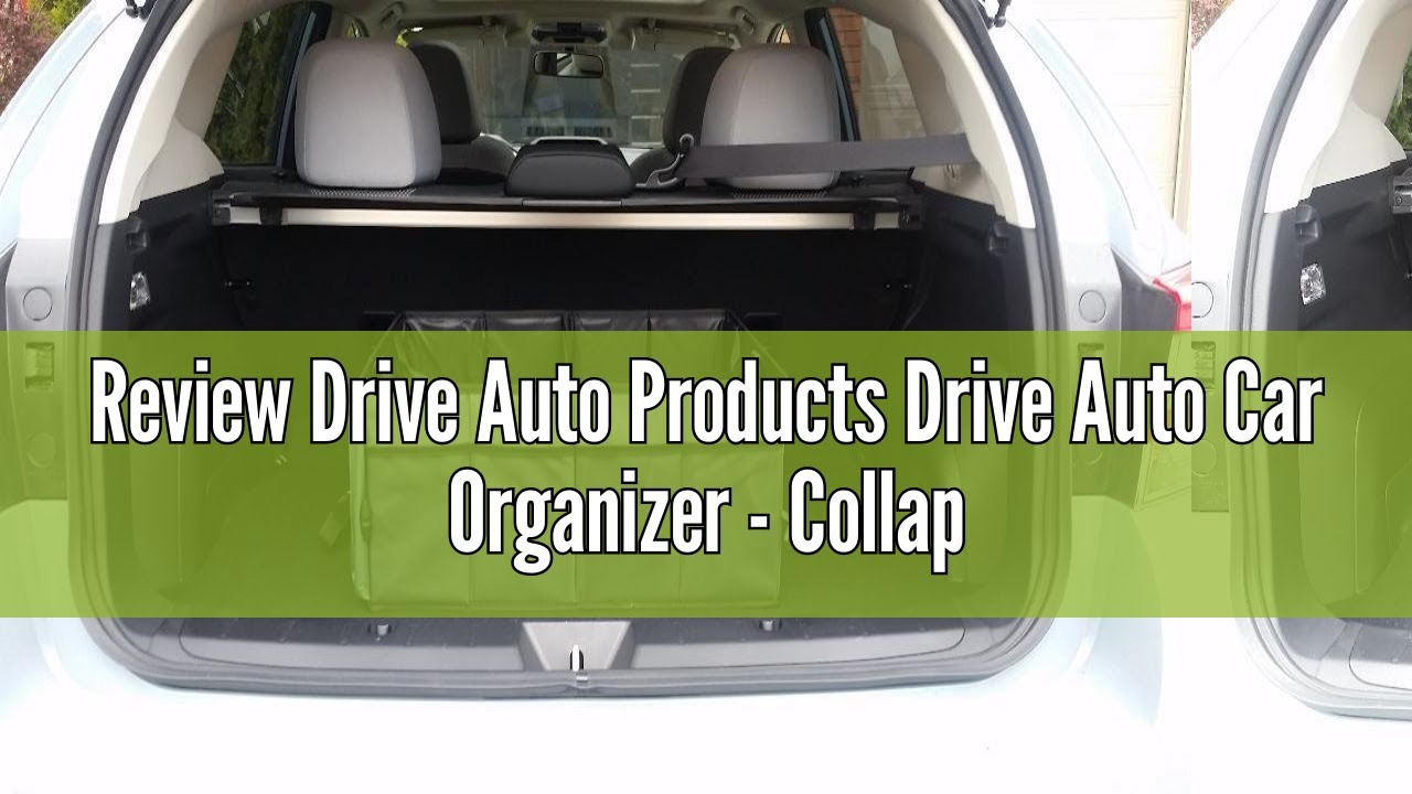 Review Drive Auto Products Drive Auto Car Organizer - Collapsible ...