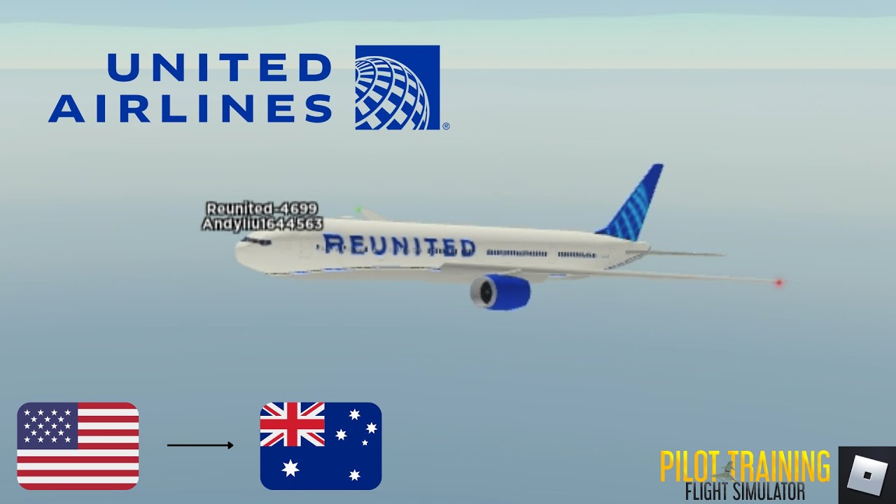 Roblox PTFS - United B777 Flight 4699 | Greater Rockford Intl. - Perth ...