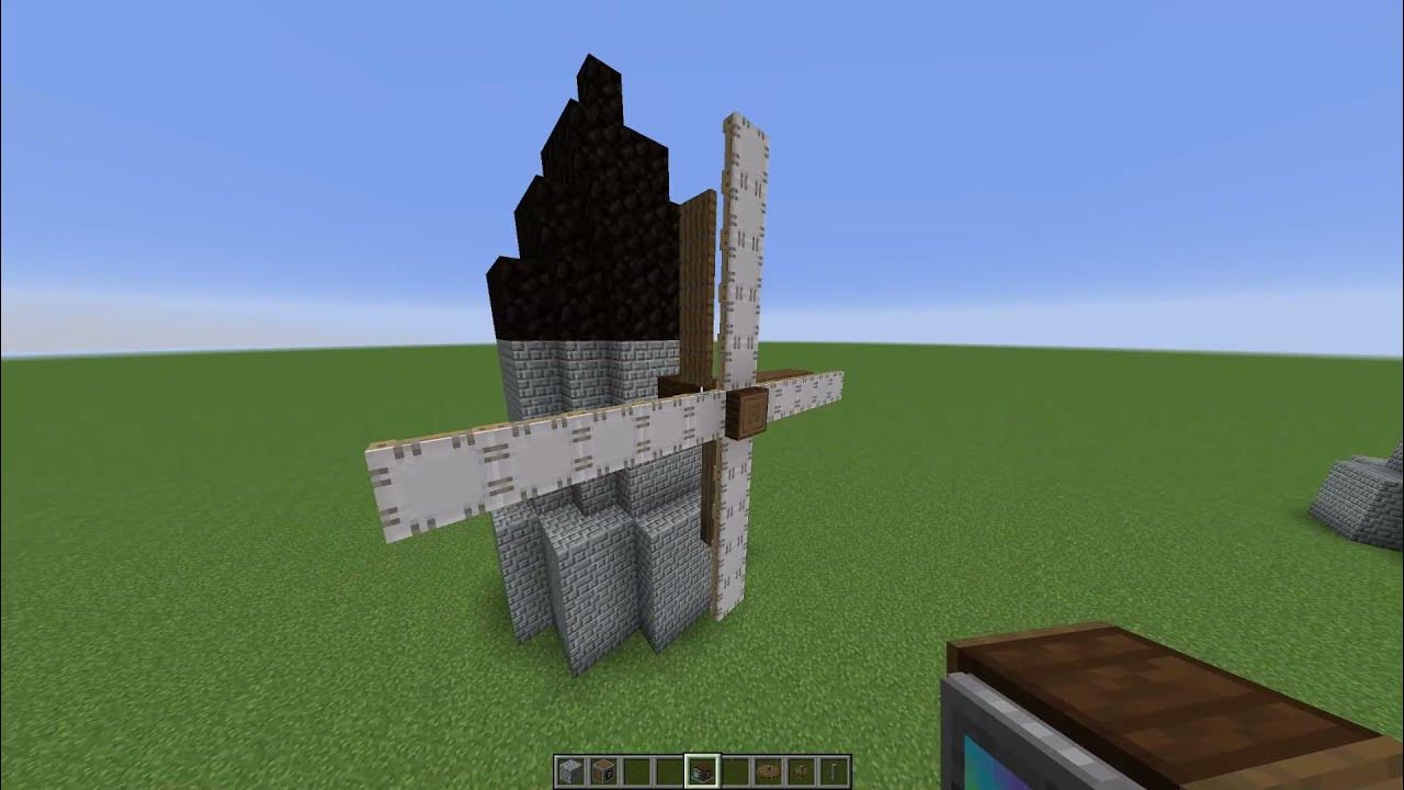 TUTO : faire un moulin à vent dans Minecraft - YouTube