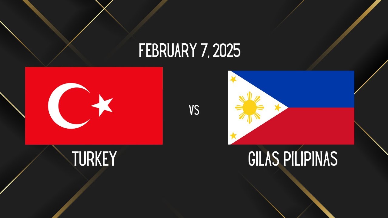 Live Now! GILAS PILIPINAS vs TURKEY | FIBA Asia Cup Qualifier ...