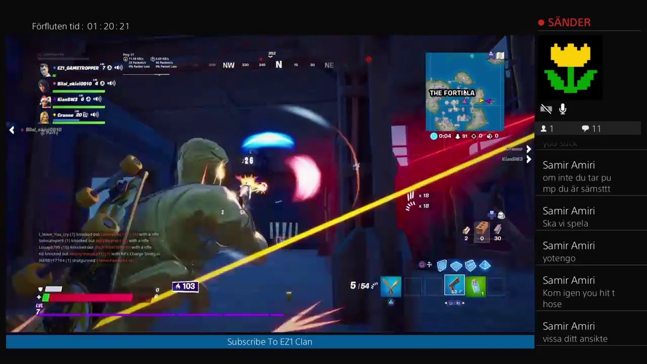EZ1 GameTropper- Fortnite Swedish Livestream - YouTube