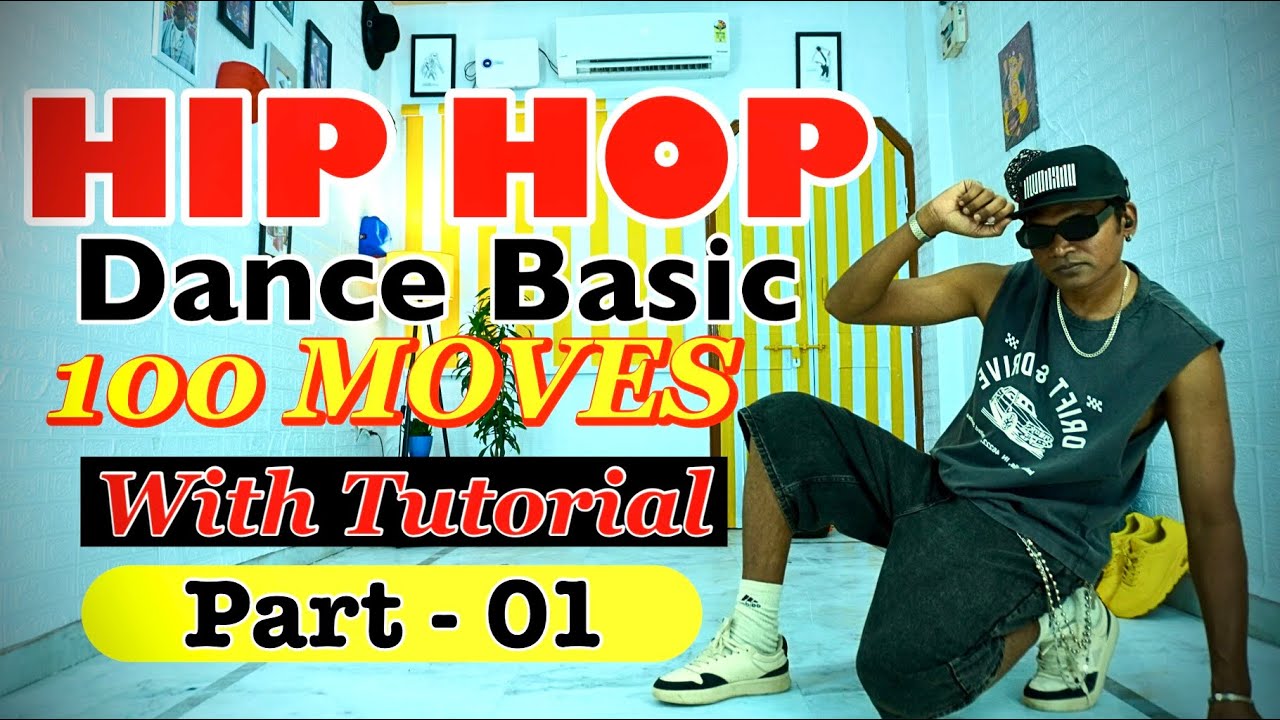 Hip Hop Dance 100 Moves Series Part 01 | Old school Hip hop dance Steps ...