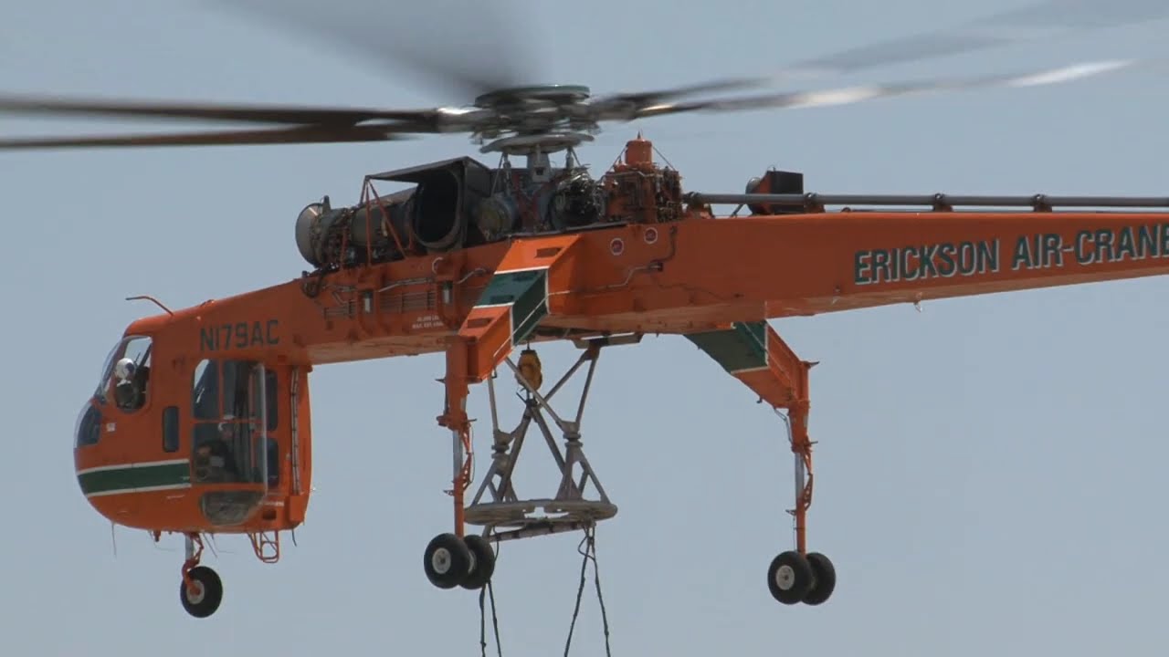 Erickson Skycrane Doing What It Does Best ! - YouTube
