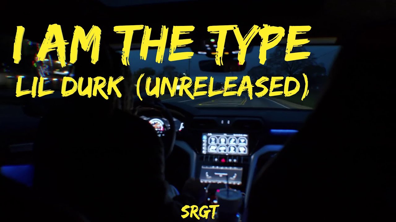 #LilDurk I'm The Type Lyrics Visualizer - YouTube