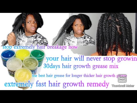 4 longer thicker hair growth faster, how to use Blue magic hair grease ...