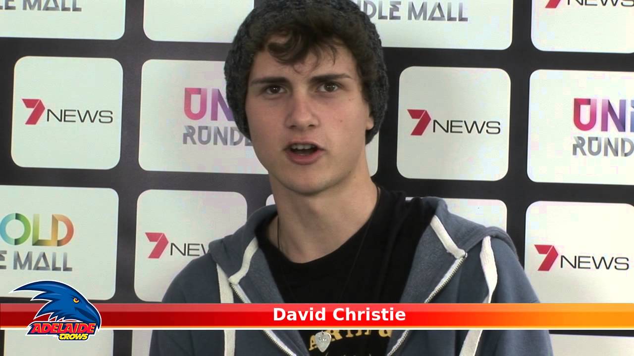 David Christie - 7 News Crows Experience - YouTube