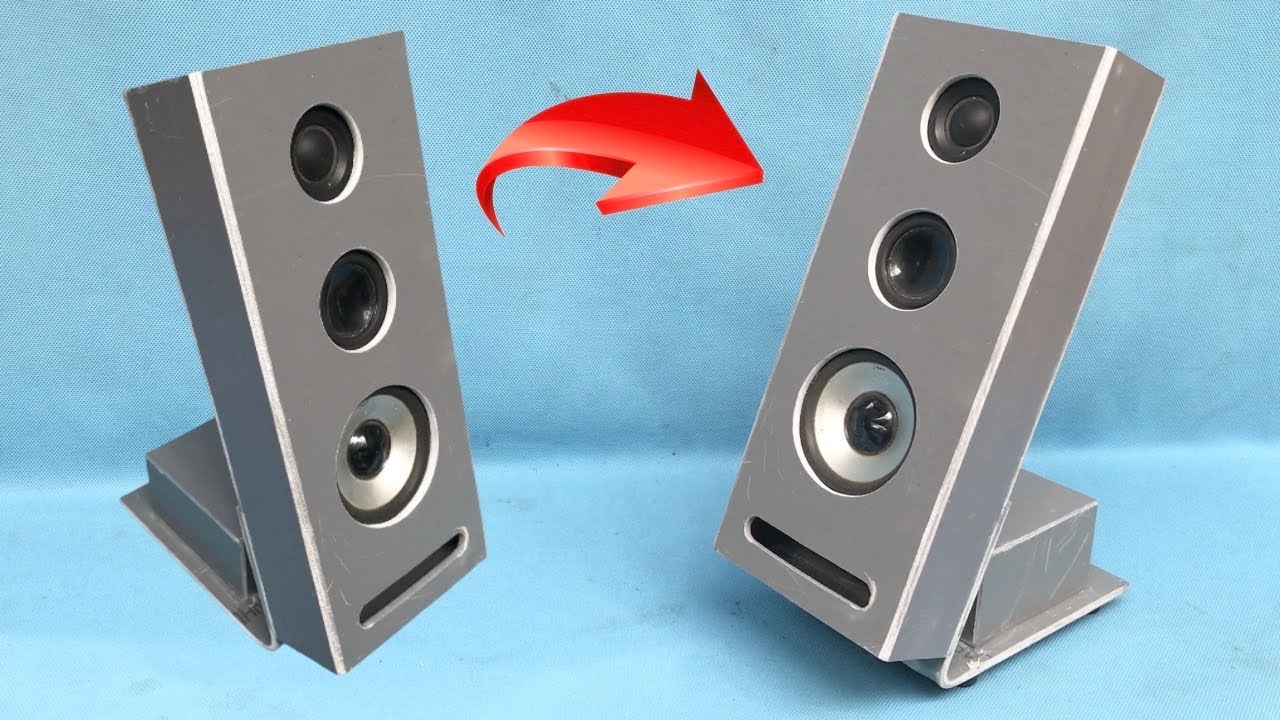 DIY Unique Mini Bluetooth Speaker from PVC Pipe - YouTube