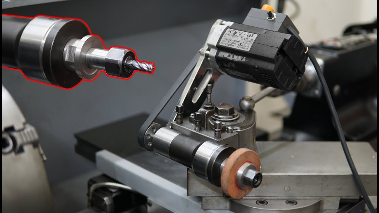 Grinding toolpost - milling attachment - YouTube