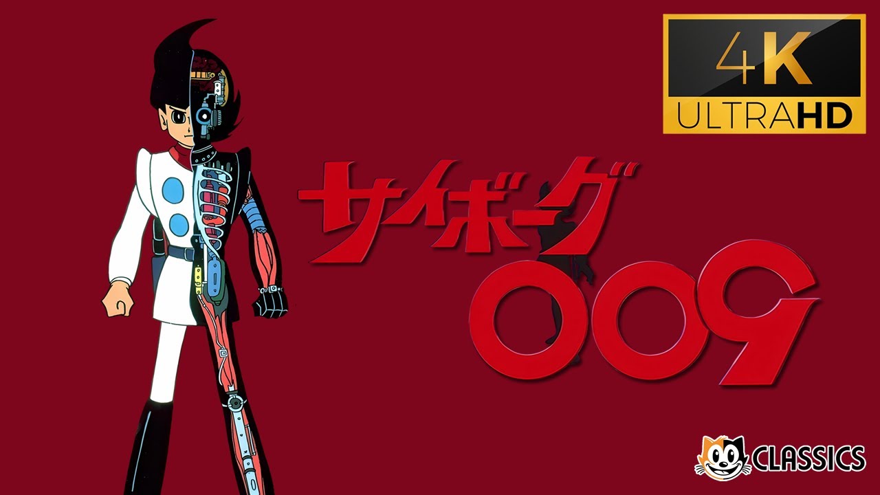 Cyborg 009 Legendado (サイボーグ・ゼロ・ゼロ・ナイン - Saibôgu 009 - 1966) Remasterizado em 4K | Toei Animation ...