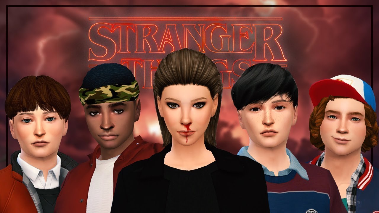 *NEW* STRANGER THINGS...(Create a sim)- In the Sims 4! - YouTube
