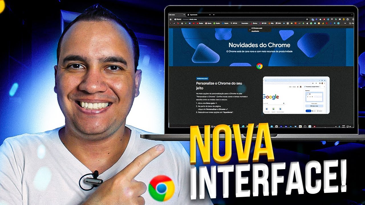 Como HABILITAR A NOVA INTERFACE do GOOGLE CHROME no PC - YouTube