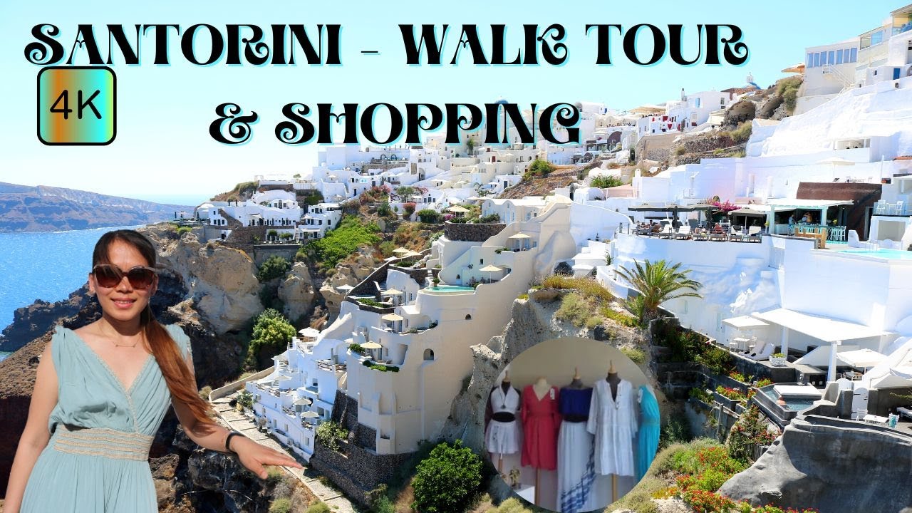 Santorini Greece Shopping