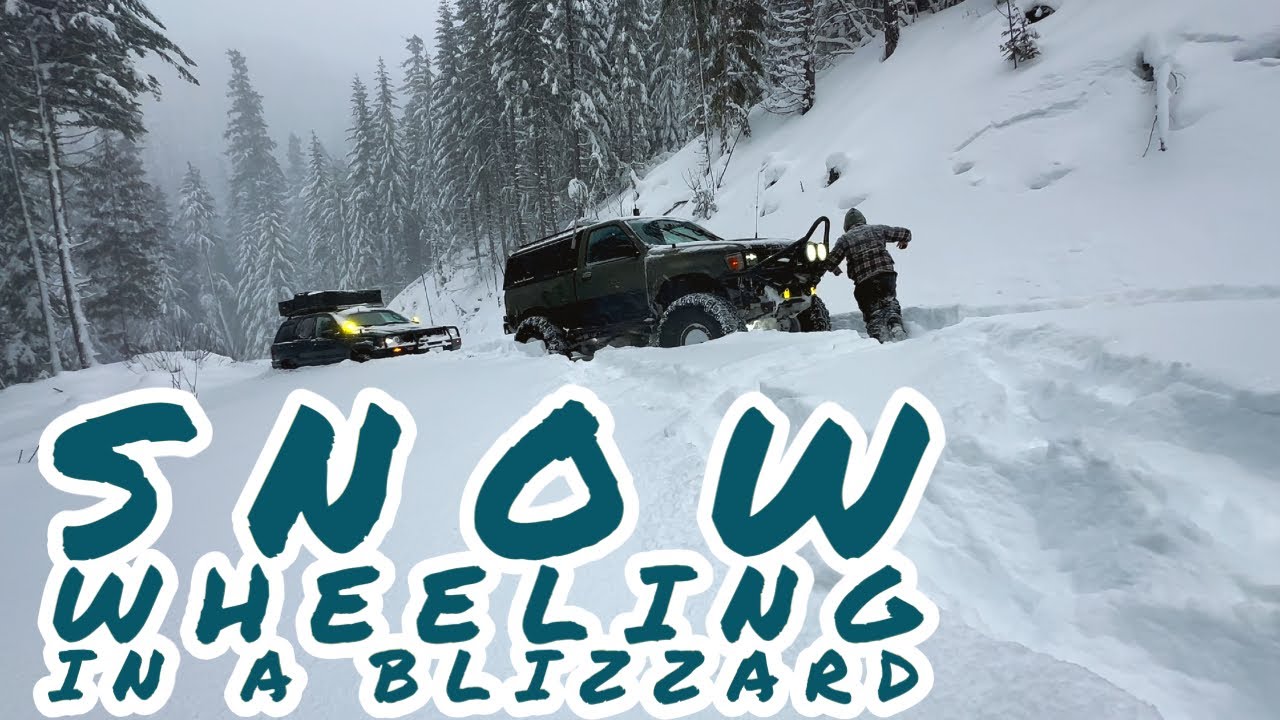 Blizzard Snow Wheeling | Sugar Snow Oregon Cascades 2024 - YouTube